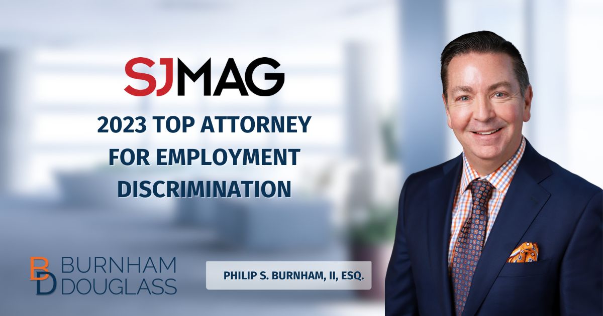 Top Attorney 2023 List - SJ Magazine | Philip Burnham